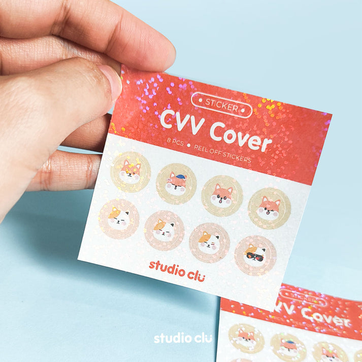 CVV Anti-Theft Sticker Peach & Mango – studio clu