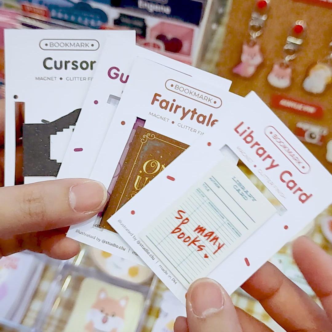 Library Card / Gummy Bear / Fairytale / Cursor Magnetic Bookmarks ...